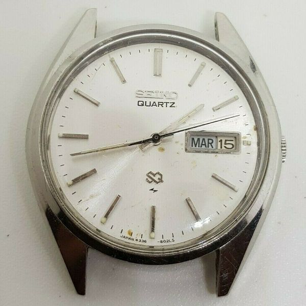 Vintage Men's SEIKO Quartz 4336-8080 Watch (spares or repair ...