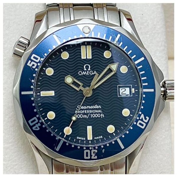 Omega Seamaster 300m men's watch 2561-80 in excellent condition with 2 ...