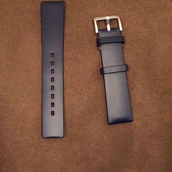 [WTS] Hirsch Pure Blue Rubber Strap | WatchCharts Marketplace