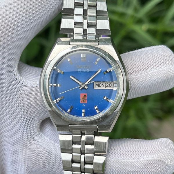Rare Vintage Seiko Elnix JDM Electronic Sunburst Dial Japan Men Watch ...