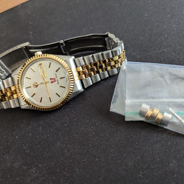 referb Rado Purple Horse Silver Dial Mechanical Automatic Two Tone ...