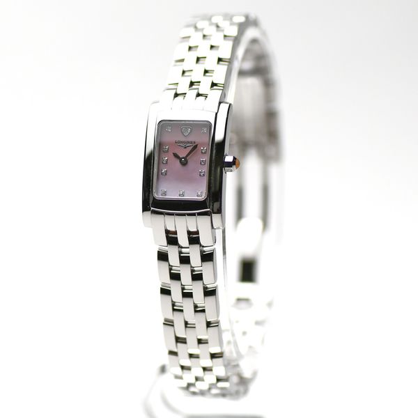 Longines LONGINES Dolce Vita L5.158.4.93.6 Quartz Pink Shell Diamond ...