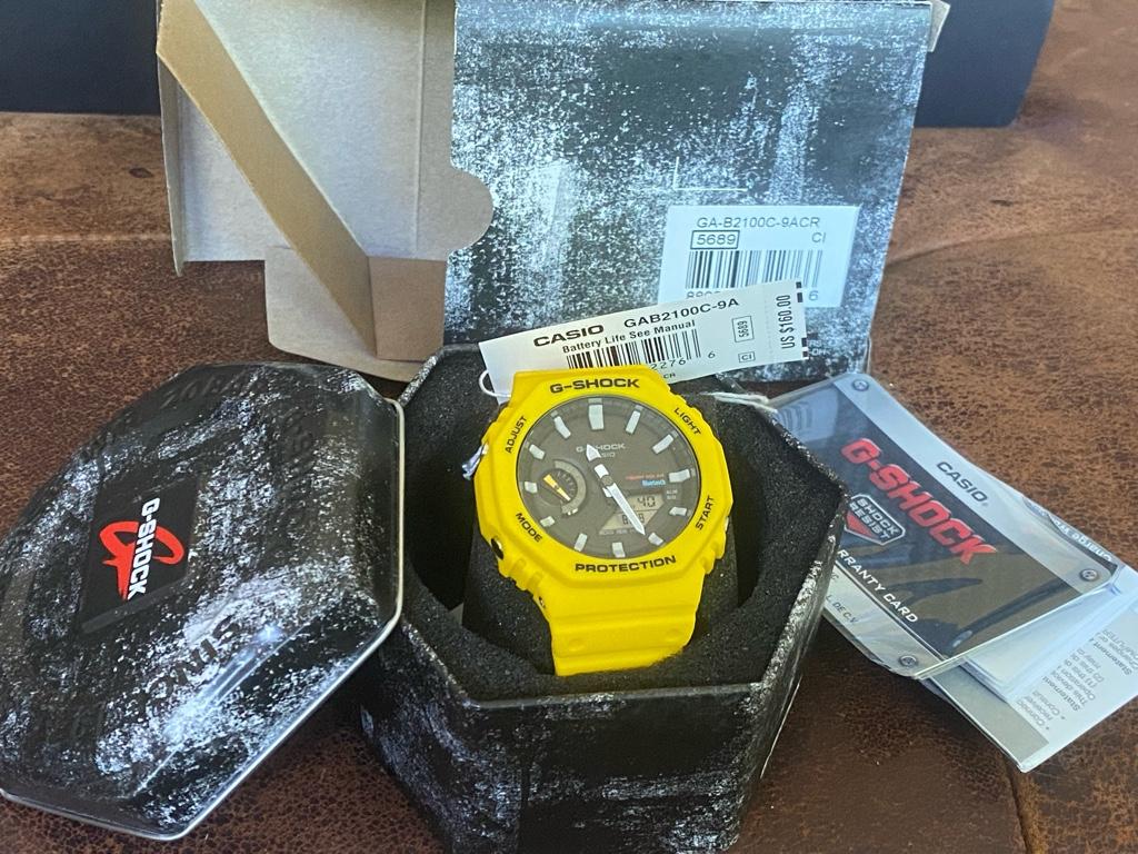 FS Only: G-Shock yellow “Casioak” GAB2100C-9 | WatchCharts Marketplace