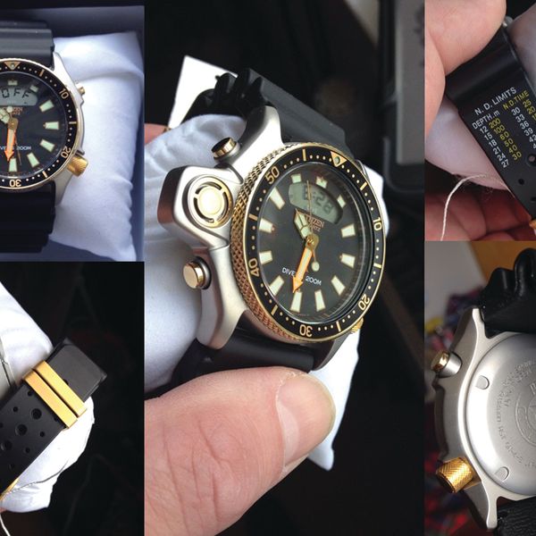 Citizen Promaster Aqualand Depth Sensor 200m Diver's watch JP2004-07E ...