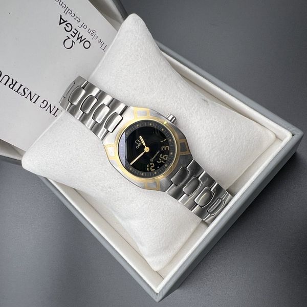 Omega Seamaster Polaris Multifunction Analogue Digital Watch cal 1665 ...
