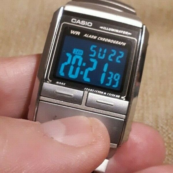 Rare Casio Illuminator A200 1604 WR Alarm Chronograph LCD Watch A-200 ...