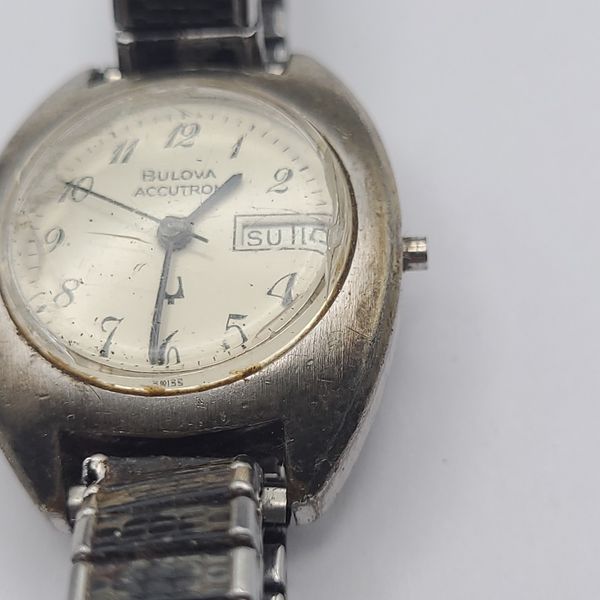Vintage Bulova Accutron N5 womenâ s Watch Swiss Made For Parts Or ...