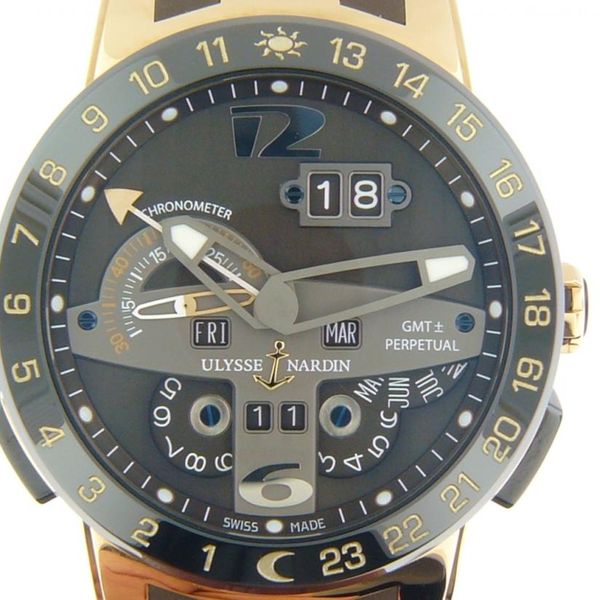 FS: Ulysse Nardin El Toro GMT Perpetual 322-00-318k Rose gold ...