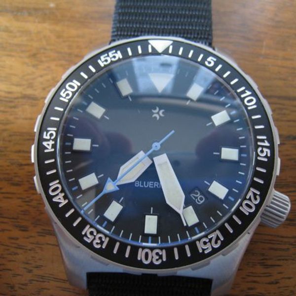 FS: Halios Bluering Black Dial Brushed | WatchCharts Marketplace