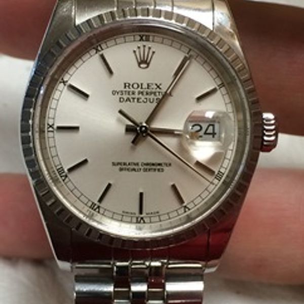 2002 Rolex Datejust Stainless Steel 16220 | WatchCharts Marketplace