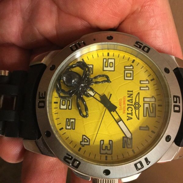 INVICTA SEA SPIDER MODEL 1121 NEW BATTERY JUST INSTALLED SWISS MOVEMENT ...