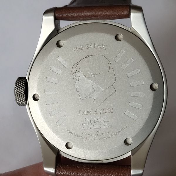 Nixon Luke Skywalker Safari Watch Lucas Disney Silver Stainless Brown ...