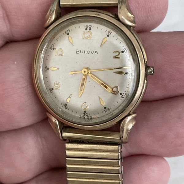 Vintage Bulova Menâ s L3 Watch For Parts Or Repair No Stem ...