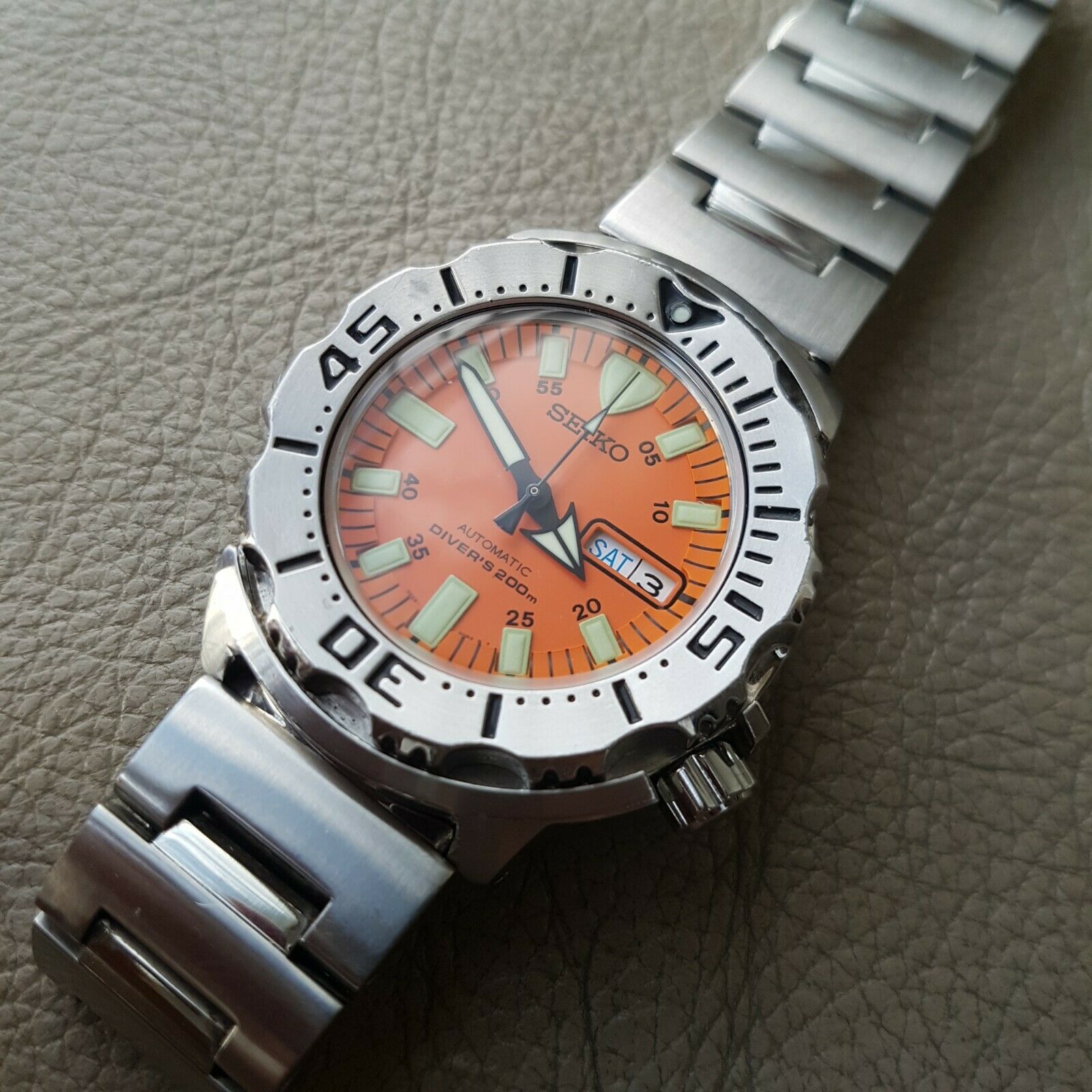 SEIKO Diver SKX781 1st gen. Orange Monster /w original bracelet ...