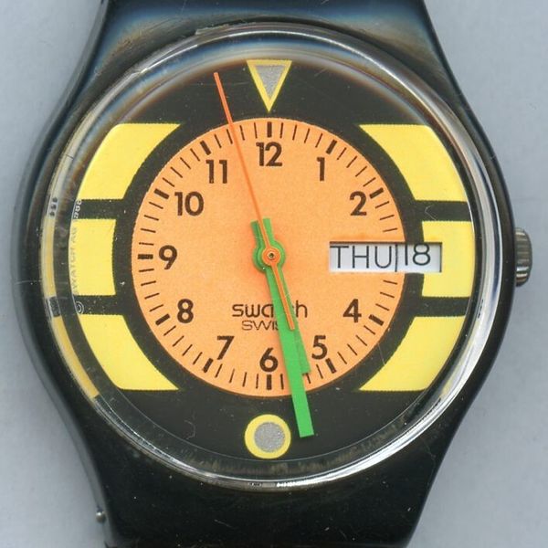 SWATCH 1989 GENT WIPE OUT GB714 | WatchCharts Marketplace