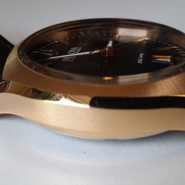 FS: Bulova Accutron II Surveyor, 97B133, Blue Dial, Rose Gold-toned ...
