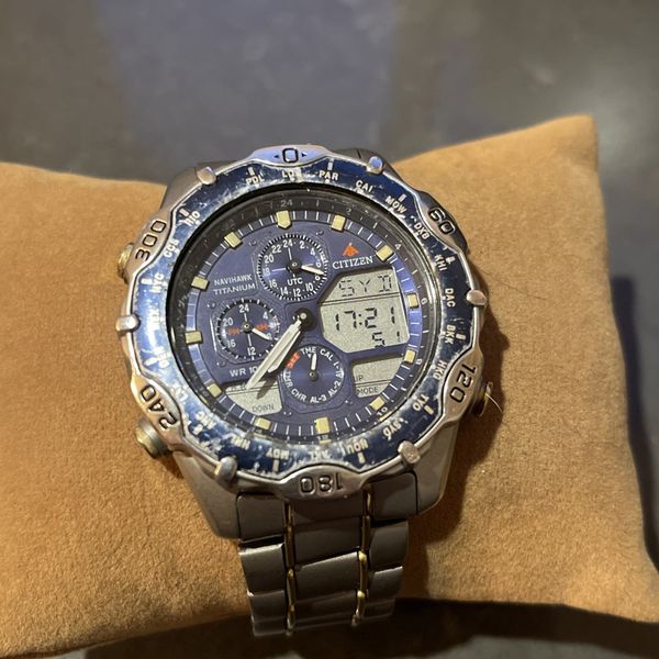 Citizen C300 Promaster Navihawk Chronograph Men Watch For Parts/Repair ...