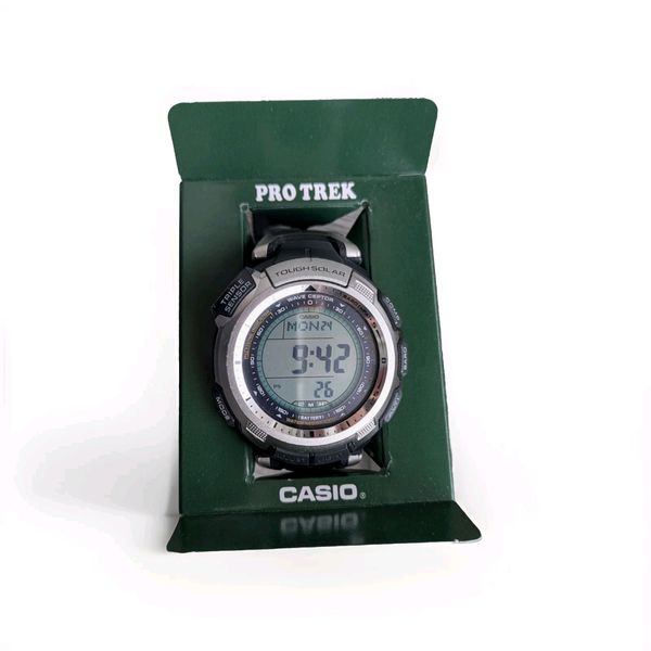 Casio PRW-1300 Solar Radio Controlled Compass Altimeter Pro Trek ...