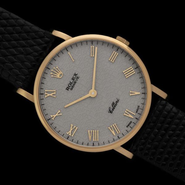 ROLEX CELLINI Vintage Mens Ref. 5112 18K Gold Watch - Mint with ...
