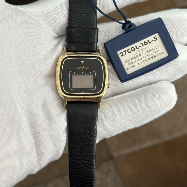 Rare Vintage Casio Casiotron 27CGL-16 Digital LCD Watch JDM 1970s ...