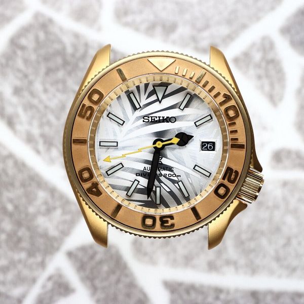 Seiko SKX007 Premium Mod Build - Gold Plated Automatic Watch ...