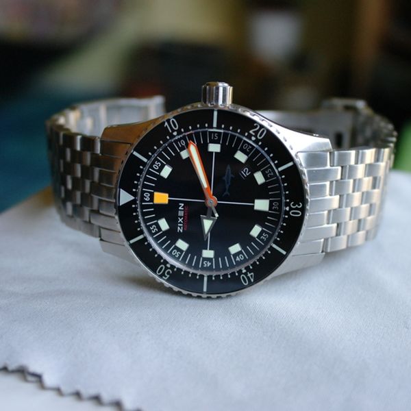 Sale: Zixen Vintage Diver Nitrox II with Bracelet | WatchCharts