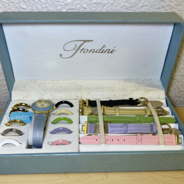 Collectible Fondini Women’s Watch Set | Interchangeable | As-Is Parts ...