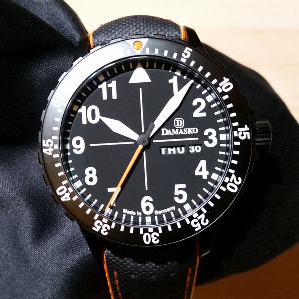 SOLD: Damasko DA42 Black, Full Kit with Extra Strap - $1050 | WatchCharts