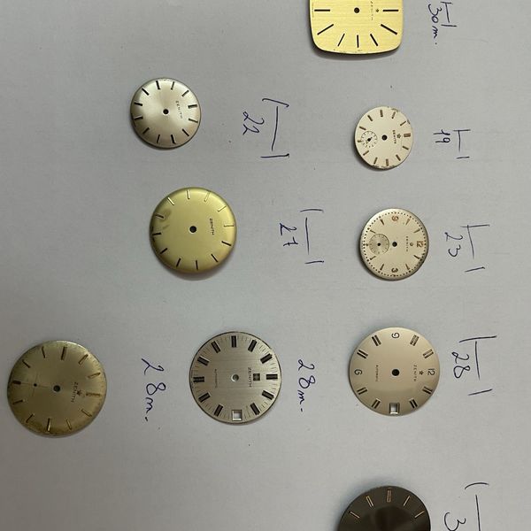 Original Zenith Dials Lot | WatchCharts Marketplace
