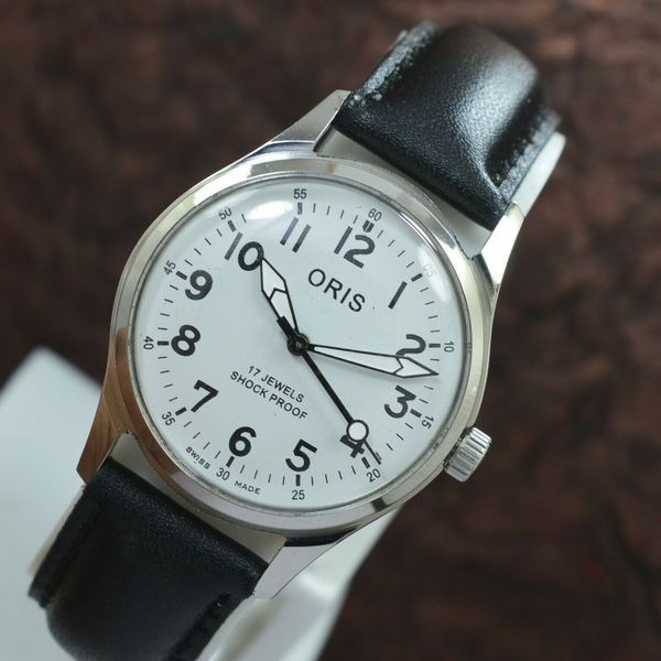 Beautiful Oris Hand Wind ST 96 17 Jewels Men's Wrist Watch ...