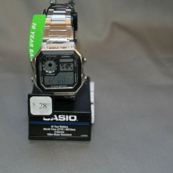 CASIO WRIST WATCH DIGITAL WRIST WATCH cas63 10 YEAR BATTERY W.T. 5 ...