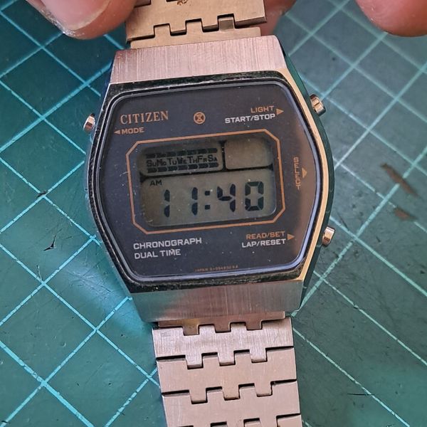 Iper Rare Vintage (1979) Citizen 41-2091 LCD Watch Japan *Good ...