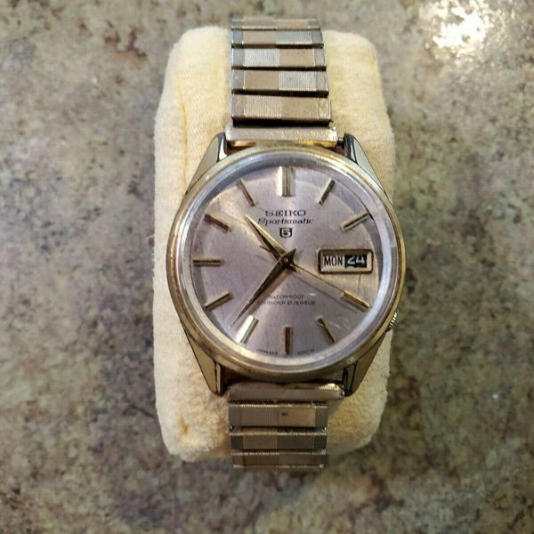 Vintage SEIKO SPORTSMATIC 5 Mens Wrist Watch 6619 8050 Diashock 21 Jewels WORKS | WatchCharts ...