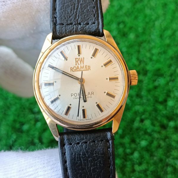 [WTS] Roamer RW Watch popular Silver Gold Plated watch. $150 Shipped ...