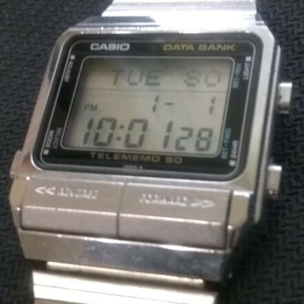 Vintage Casio DB-500 Data Bank Telememo 50 Module 262 Japan Digital ...