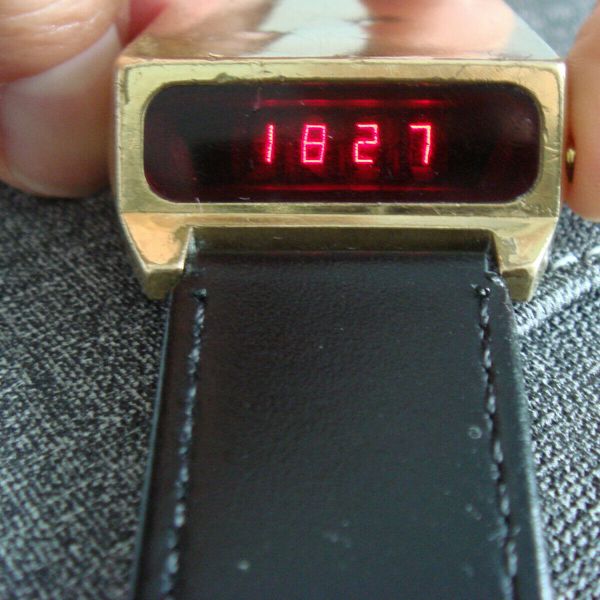 Vintage MIDO Swissonic LED watch gold filled | WatchCharts Marketplace