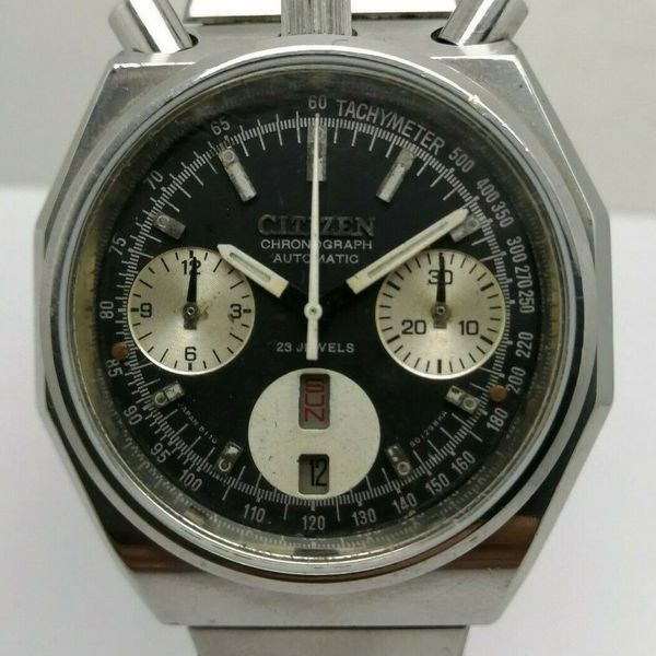 CITIZEN BULLHEAD OCTAGON CHRONOGRAPH AUTOMATIC CAL. 8110 REF. 67-9356 ...