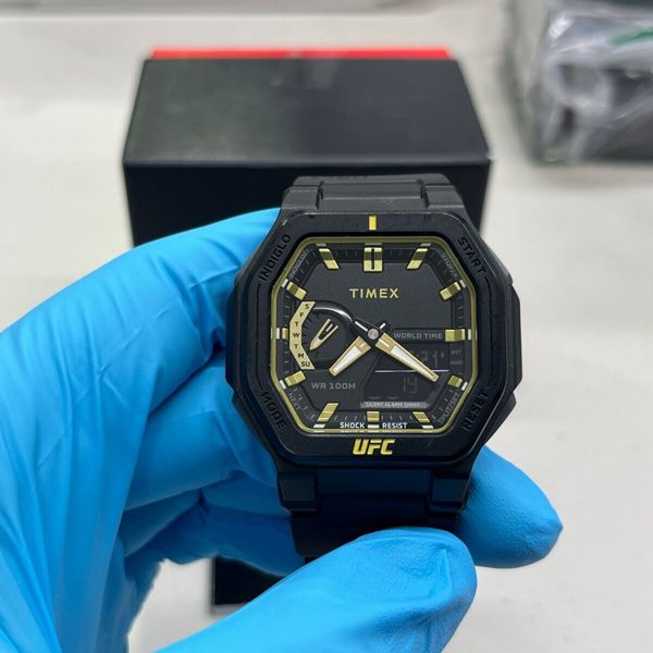 Timex UFC Colossus Analog-Digital Black Dial Men's Watch TW2V55300 ...