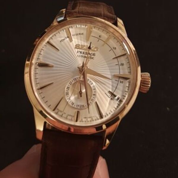 SEIKO Presage SARY 132 Automatic Gold Boxed | WatchCharts Marketplace