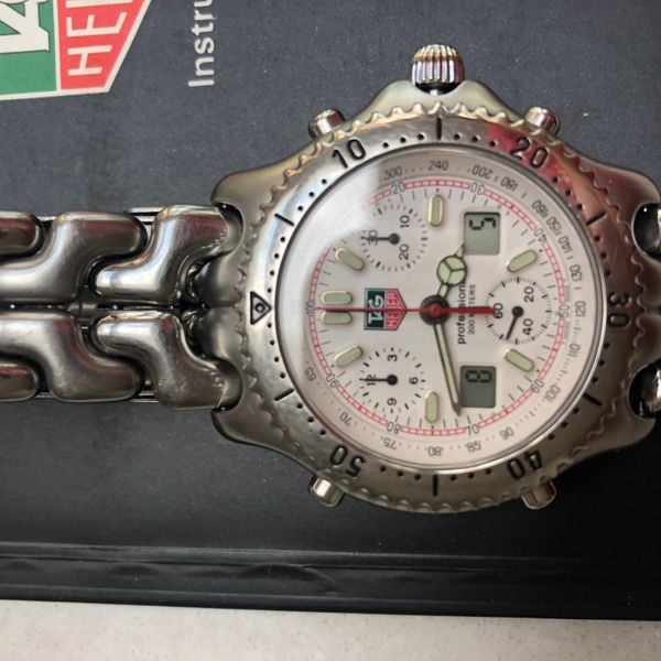 TAG Heuer Sel "Senna type" full set | WatchCharts Marketplace