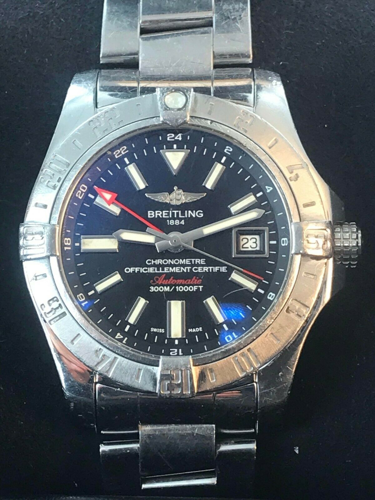 BREITLING “AVENGER II" GMT (dual Time Zone), CHRONOMETRE 42mm, A32390 ...