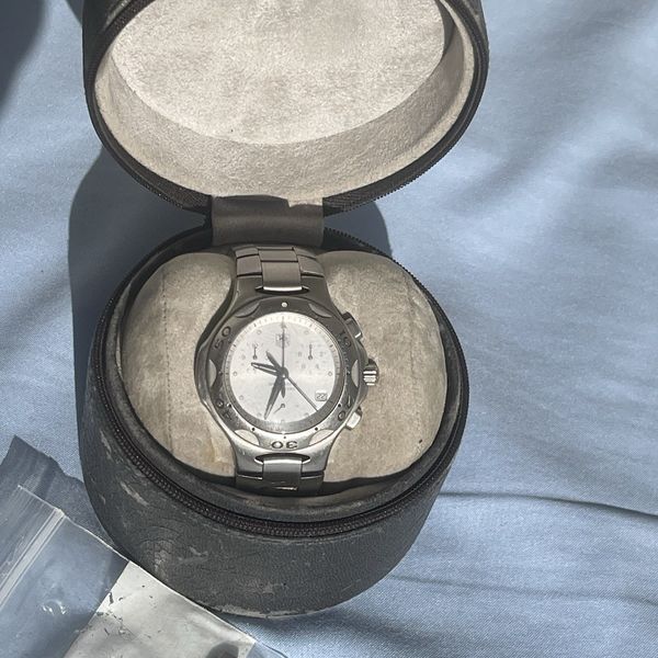 TAG Heuer Kirium Silver Men's Chronograph Vintage Watch - CL1111-0 ...