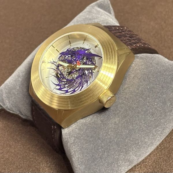 ANDROID AD651 Seagull TY2807 Automatic Watch Purple Dragon Gold â ...