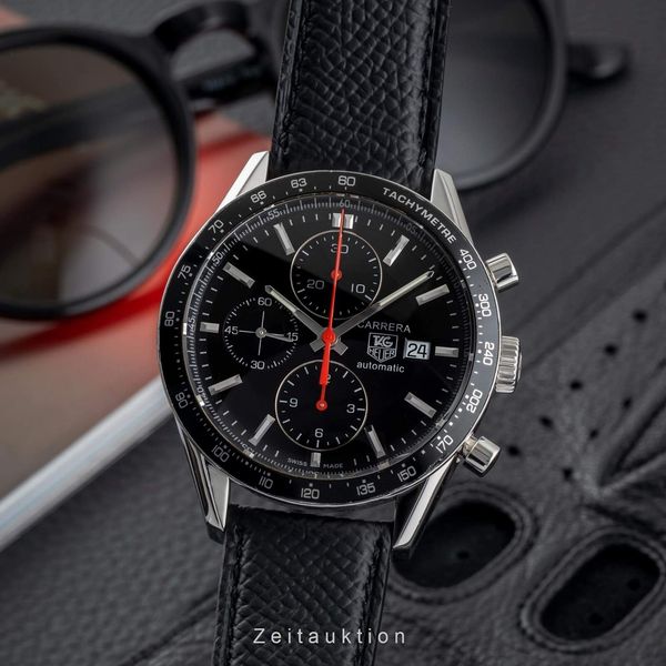 Tag Heuer Carrera Calibre 16 Chronograph Steel Automatic Men's Watch ...