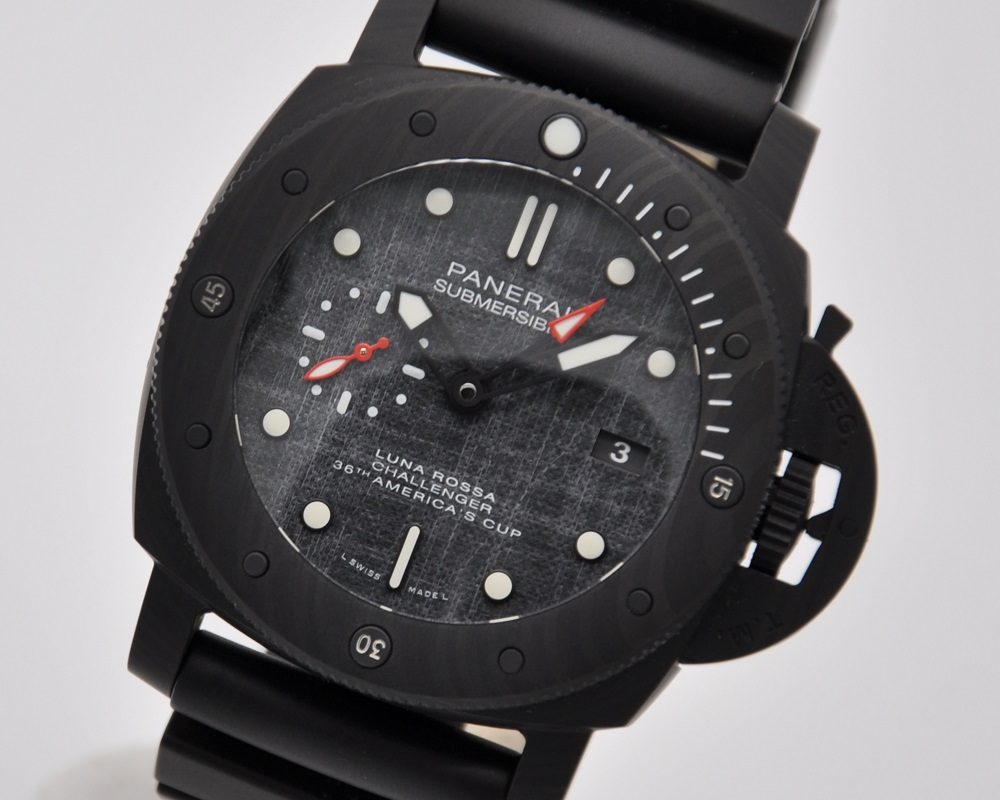 FS: Panerai Submersible Luna Rossa Carbotech Americas Cup PAM01039 47mm ...