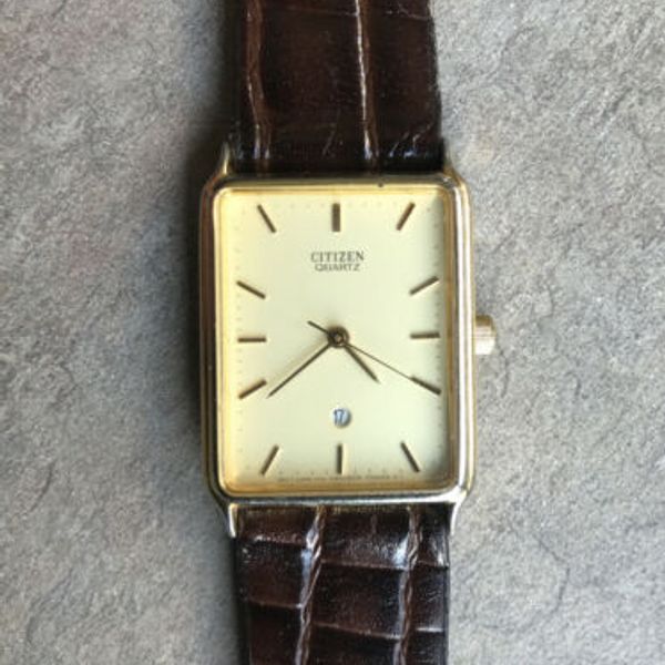 Vintage CITIZEN Watch Co 6010-K04026 CK Quartz Date New Battery Bin A ...