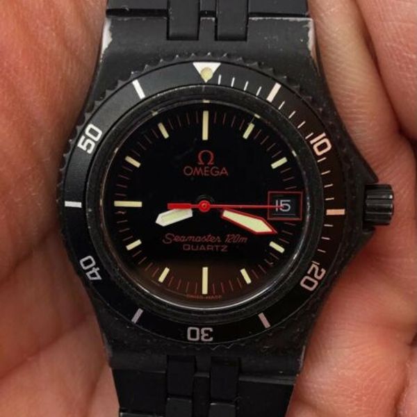 VINTAGE OMEGA SEAMASTER 120m QUARTZ CALYPSO III LADIES PVD ...