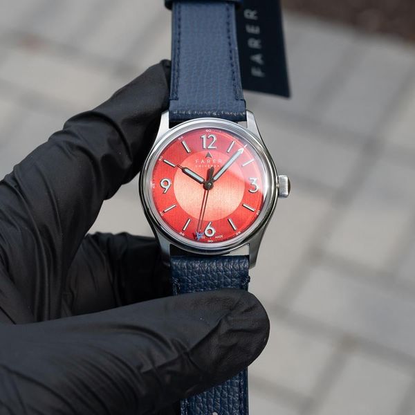 [WTS] Farer Discovery Red 36mm Complete | WatchCharts Marketplace