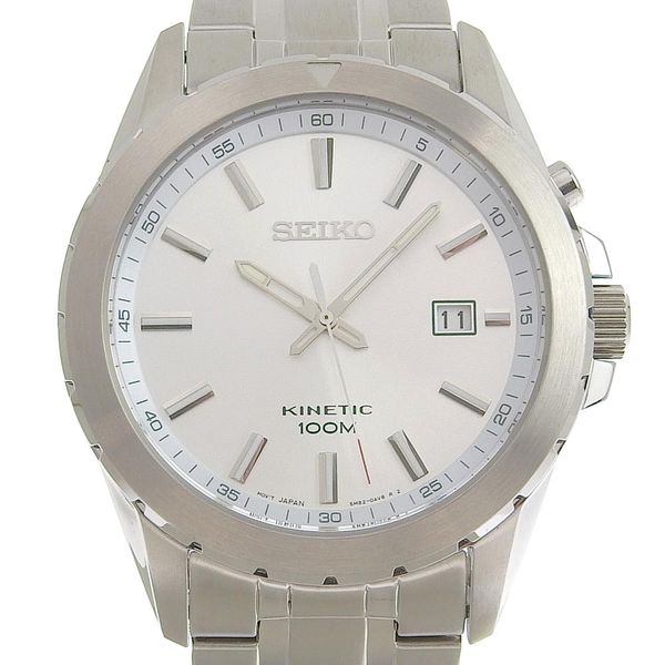 [Genuine Guarantee] Super Good Condition Seiko SEIKO Kinetic Men's Auto ...