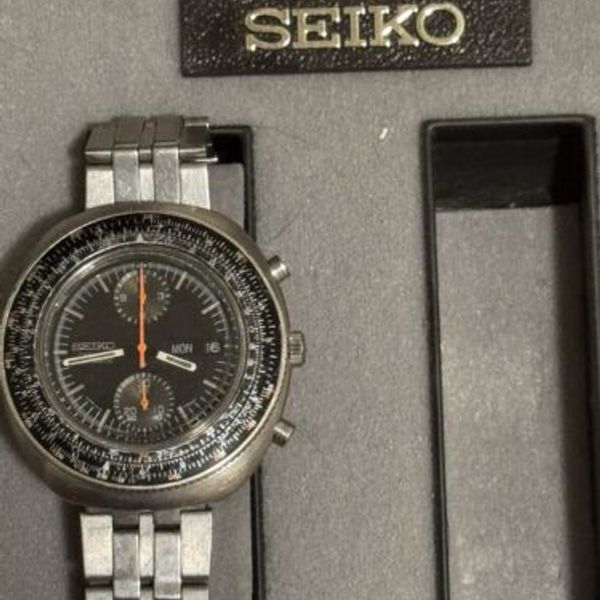 VERY RAREVINTAGE SEIKO Slide Rule REF 6138-7000 AUTOMATIC CHRONOGRAPH ...